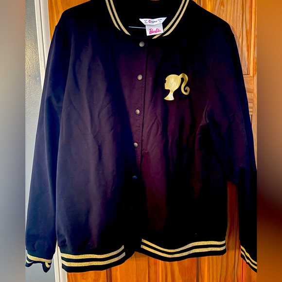 Barbie | Jackets & Coats | Barbie Black Jacket With Gold Accents | Poshmark